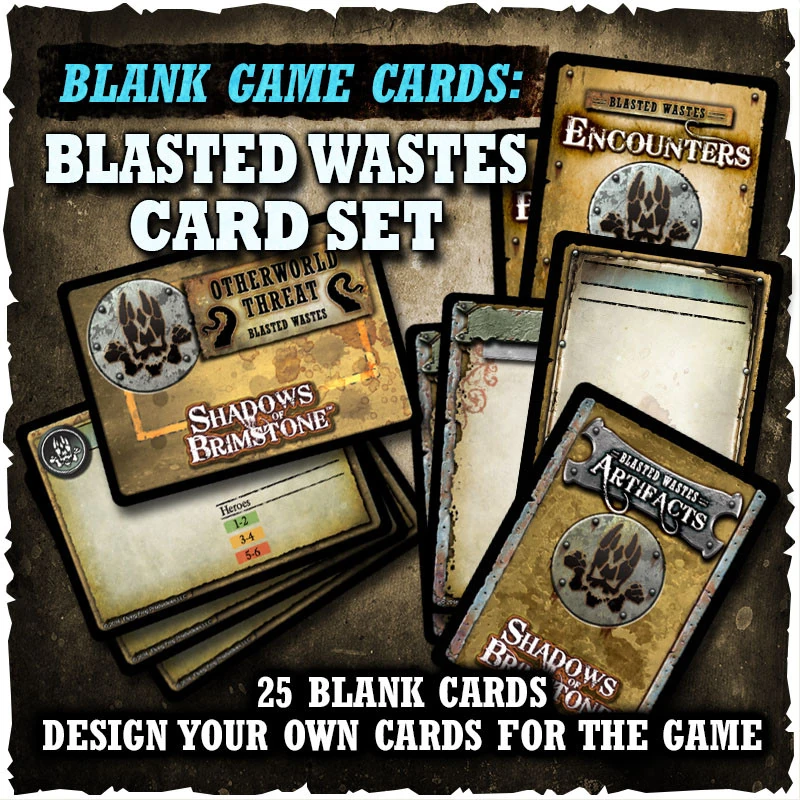 Blank Blasted Wastes Card Set | Shadows of Brimstone Wiki | Fandom