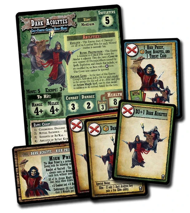 Crimson Hand Dark Acolytes | Shadows of Brimstone Wiki | Fandom