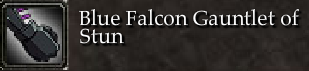 Blue Falcon Gauntlet of Stun | Shadowtale Wiki | Fandom