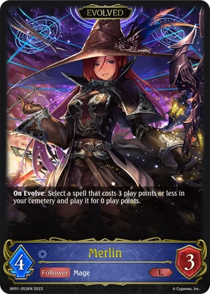 Merlin (Evolved) | Shadowverse Evolve Wiki | Fandom