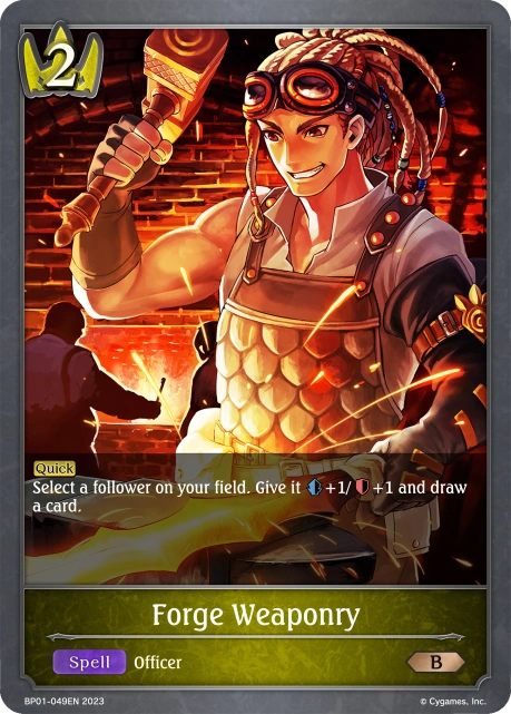 Forge Weaponry | Shadowverse Evolve Wiki | Fandom