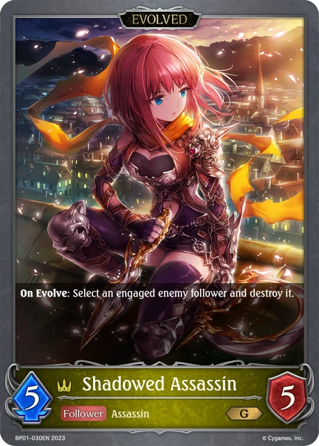 Shadowed Assassin (Evolved) | Shadowverse Evolve Wiki | Fandom