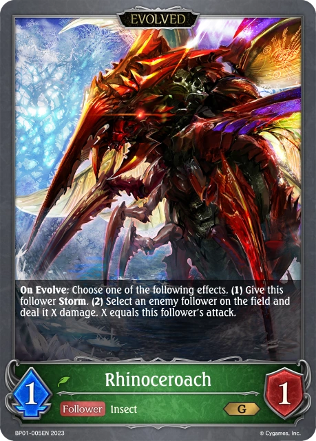 Rhinoceroach (Evolved) | Shadowverse Evolve Wiki | Fandom