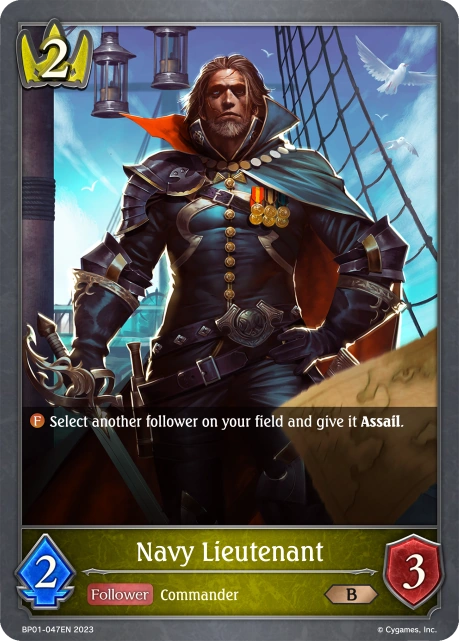 Navy Lieutenant | Shadowverse Evolve Wiki | Fandom