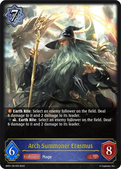Arch Summoner Erasmus | Shadowverse Evolve Wiki | Fandom