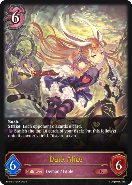 Dark Alice/Shadowverse: Evolve | Shadowverse Wiki | Fandom
