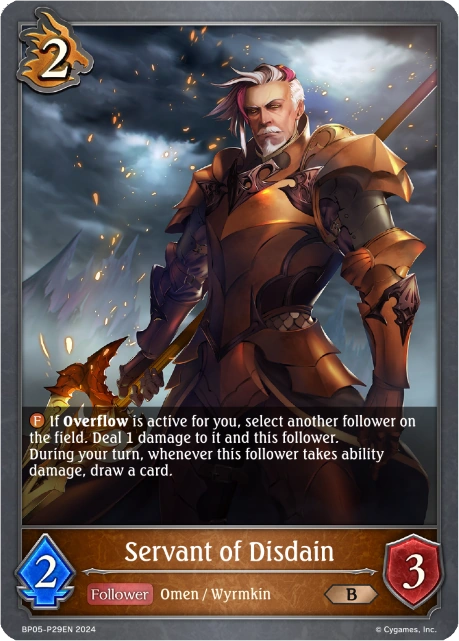 Servant of Disdain/Shadowverse: Evolve | Shadowverse Wiki | Fandom