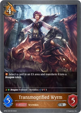 Transmogrified Wyrm/Shadowverse: Evolve | Shadowverse Wiki | Fandom