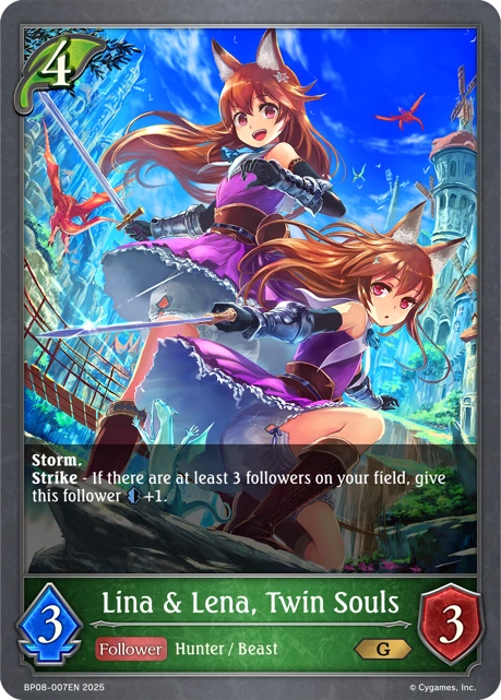 Lina & Lena, Twin Souls/Shadowverse: Evolve | Shadowverse Wiki | Fandom