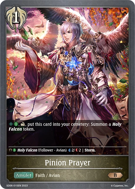 Pinion Prayer/Shadowverse: Evolve | Shadowverse Wiki | Fandom
