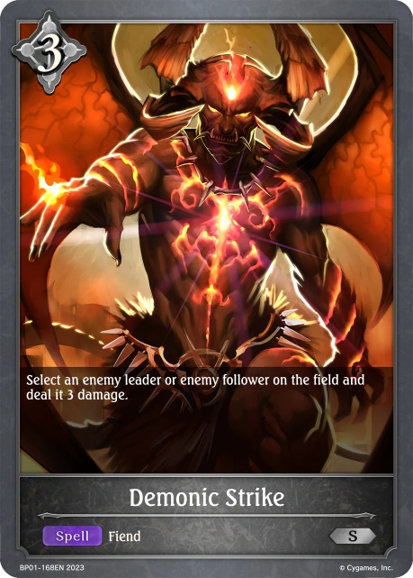 Demonic Strike/Shadowverse: Evolve | Shadowverse Wiki | Fandom