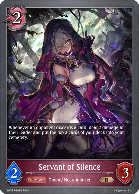 Servant of Silence/Shadowverse: Evolve | Shadowverse Wiki | Fandom