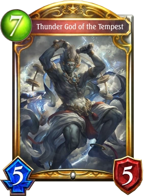 Thunder God of the Tempest | Shadowverse Wiki | Fandom