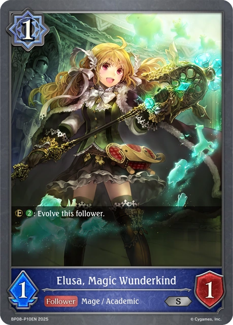 Elusa, Magic Wunderkind/Shadowverse: Evolve | Shadowverse Wiki | Fandom