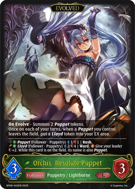Orchis, Resolute Puppet/Shadowverse: Evolve | Shadowverse Wiki | Fandom