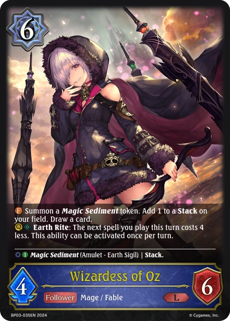 Wizardess of Oz/Shadowverse: Evolve | Shadowverse Wiki | Fandom