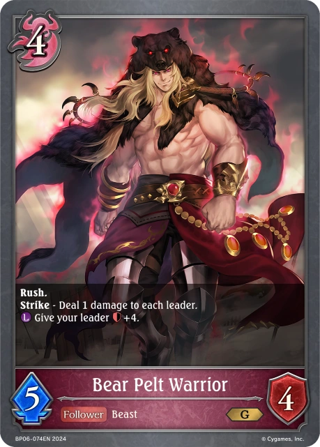 Bear Pelt Warrior/Shadowverse: Evolve | Shadowverse Wiki | Fandom
