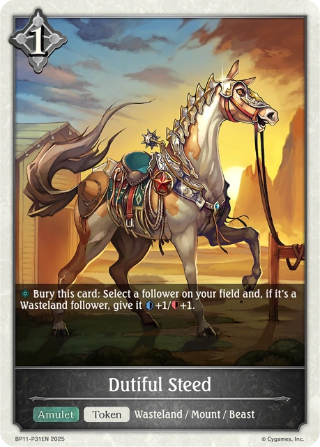 Dutiful Steed/Shadowverse: Evolve | Shadowverse Wiki | Fandom