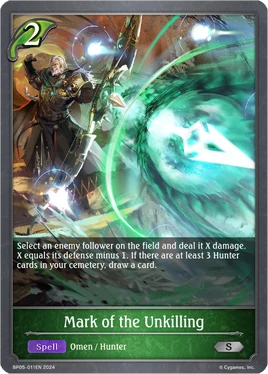 Mark of the Unkilling/Shadowverse: Evolve | Shadowverse Wiki | Fandom