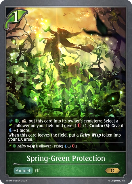 Spring-Green Protection/Shadowverse: Evolve | Shadowverse Wiki | Fandom