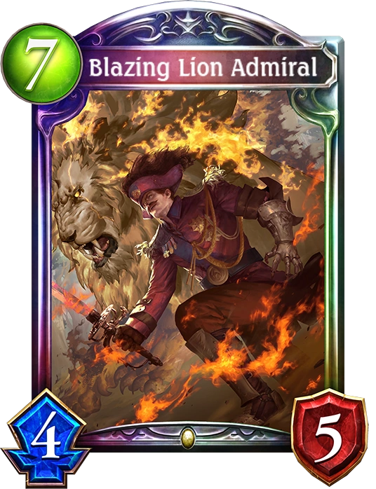 Blazing Lion Admiral | Shadowverse Wiki | Fandom