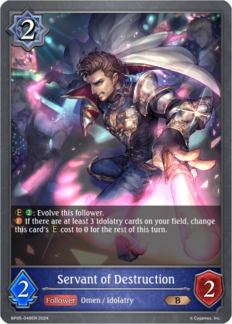 Servant of Destruction/Shadowverse: Evolve | Shadowverse Wiki | Fandom
