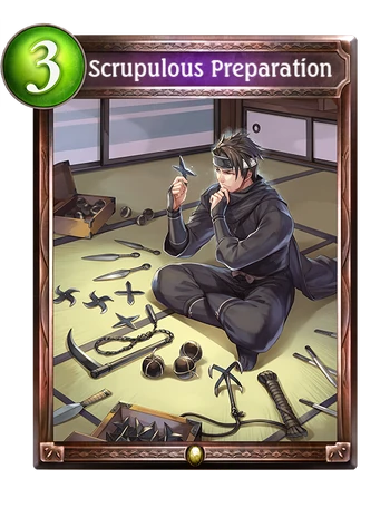 Scrupulous Preparation | Shadowverse Wiki | Fandom
