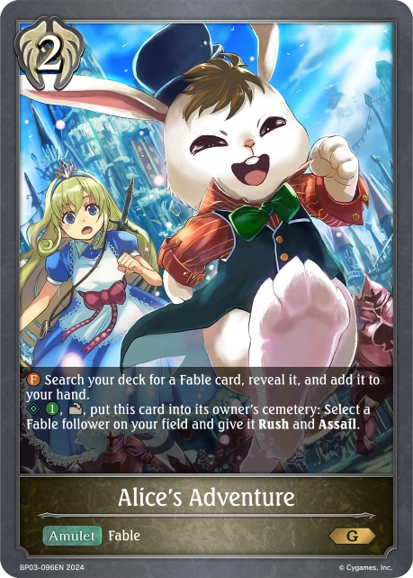 Alice's Adventure/Shadowverse: Evolve | Shadowverse Wiki | Fandom