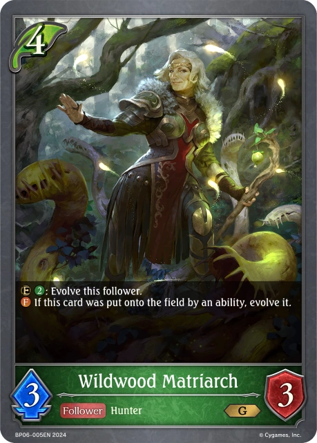 Wildwood Matriarch/Shadowverse: Evolve | Shadowverse Wiki | Fandom