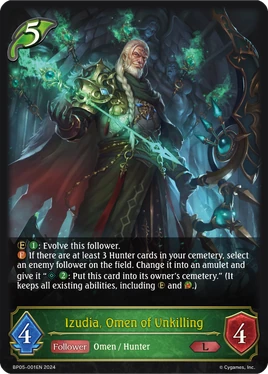 Izudia, Omen of Unkilling/Shadowverse: Evolve | Shadowverse Wiki | Fandom