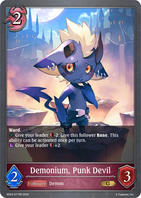 Demonium, Punk Devil/Shadowverse: Evolve | Shadowverse Wiki | Fandom