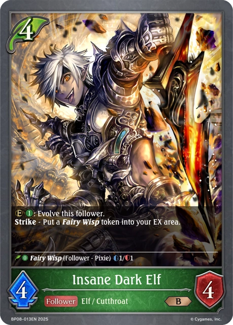 Insane Dark Elf/Shadowverse: Evolve | Shadowverse Wiki | Fandom