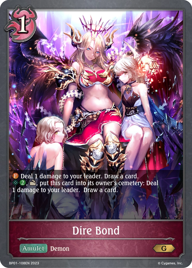 Dire Bond/Shadowverse: Evolve | Shadowverse Wiki | Fandom