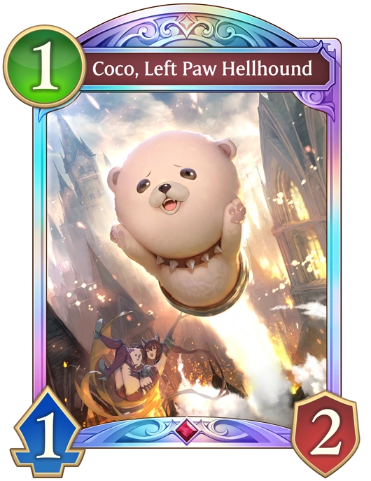 Coco, Left Paw Hellhound/Shadowverse: Worlds Beyond | Shadowverse Wiki | Fandom