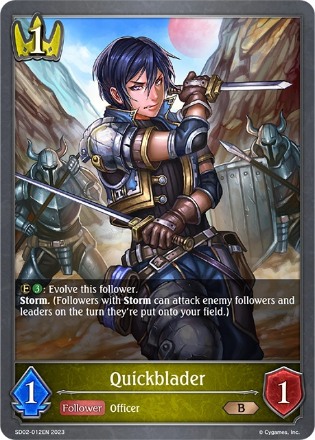 Quickblader/Shadowverse: Evolve | Shadowverse Wiki | Fandom