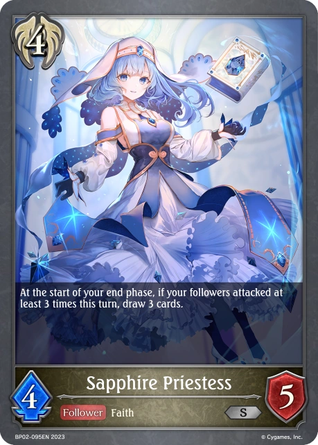 Sapphire Priestess/Shadowverse: Evolve | Shadowverse Wiki | Fandom