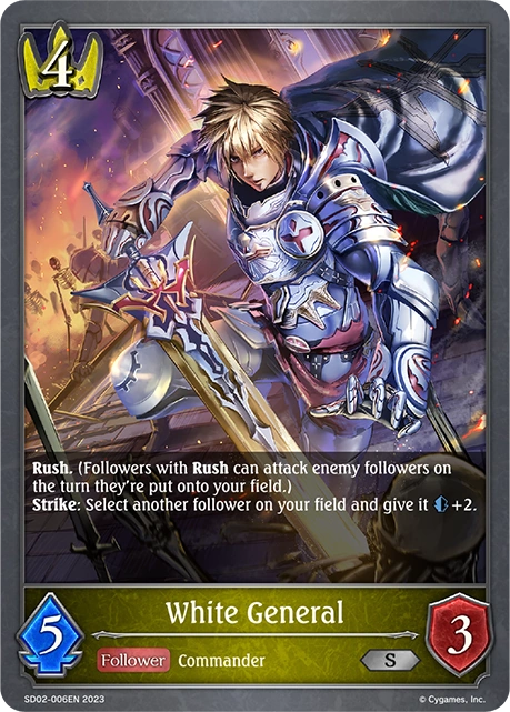 White General/Shadowverse: Evolve | Shadowverse Wiki | Fandom