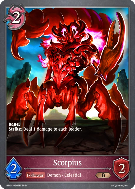 Scorpius/Shadowverse: Evolve | Shadowverse Wiki | Fandom