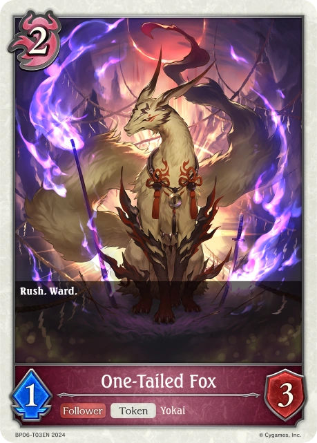 One-Tailed Fox/Shadowverse: Evolve | Shadowverse Wiki | Fandom