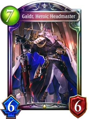 Galdr, Heroic Headmaster | Shadowverse Wiki | Fandom