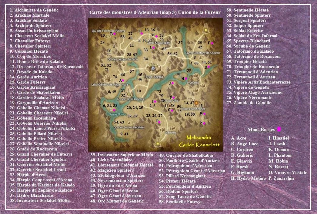 Adeurian/Monstres | Wiki Shaiya | Fandom