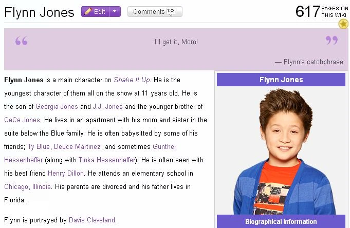 User blog:Beckward/Character Page Edits | Shake It Up Wiki | Fandom