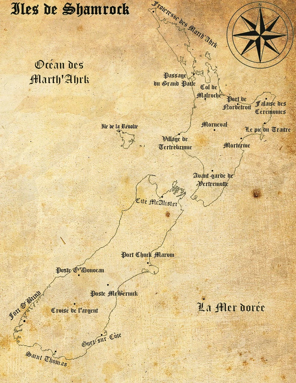 Géographie de l'archipel | Wiki Shamrock | Fandom