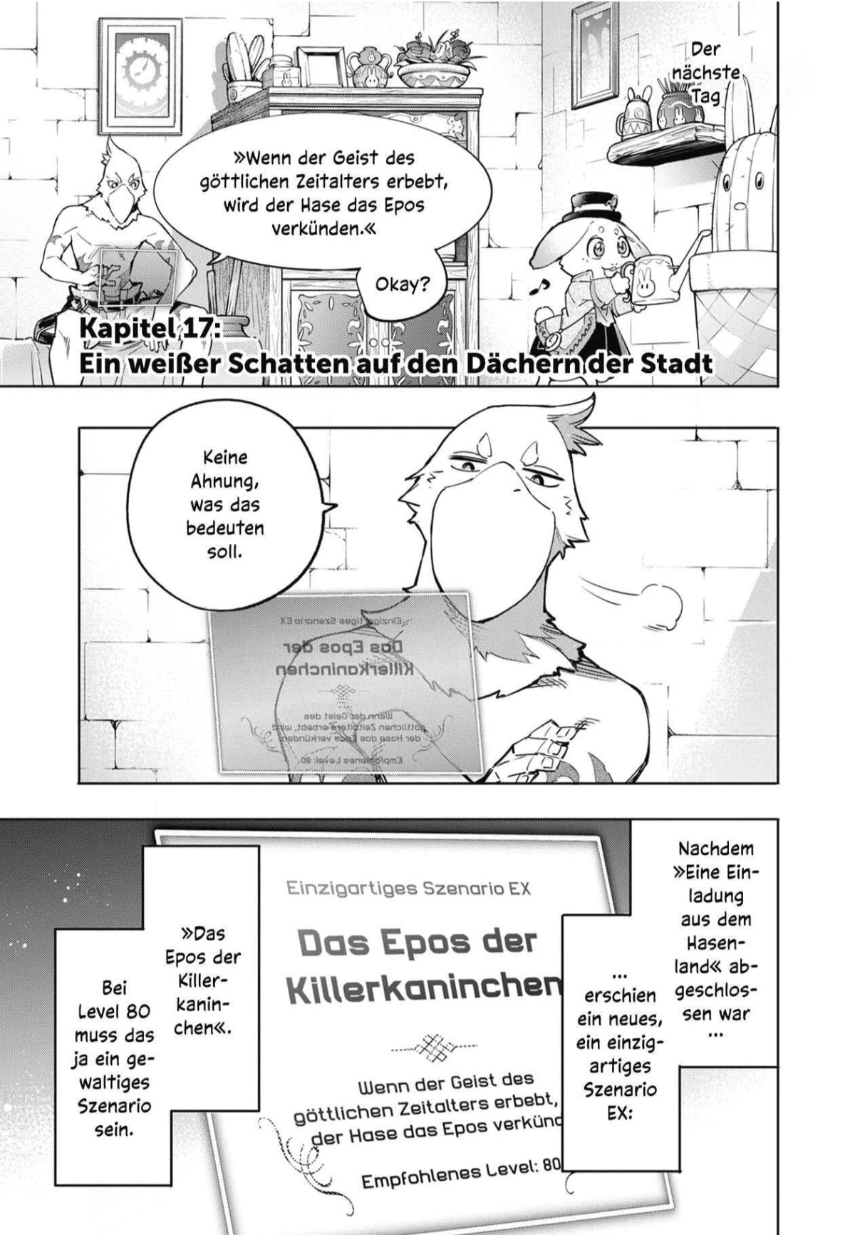 Ein weißer Schatten auf den Dächern der Stadt | Shangri-La Frontier ...