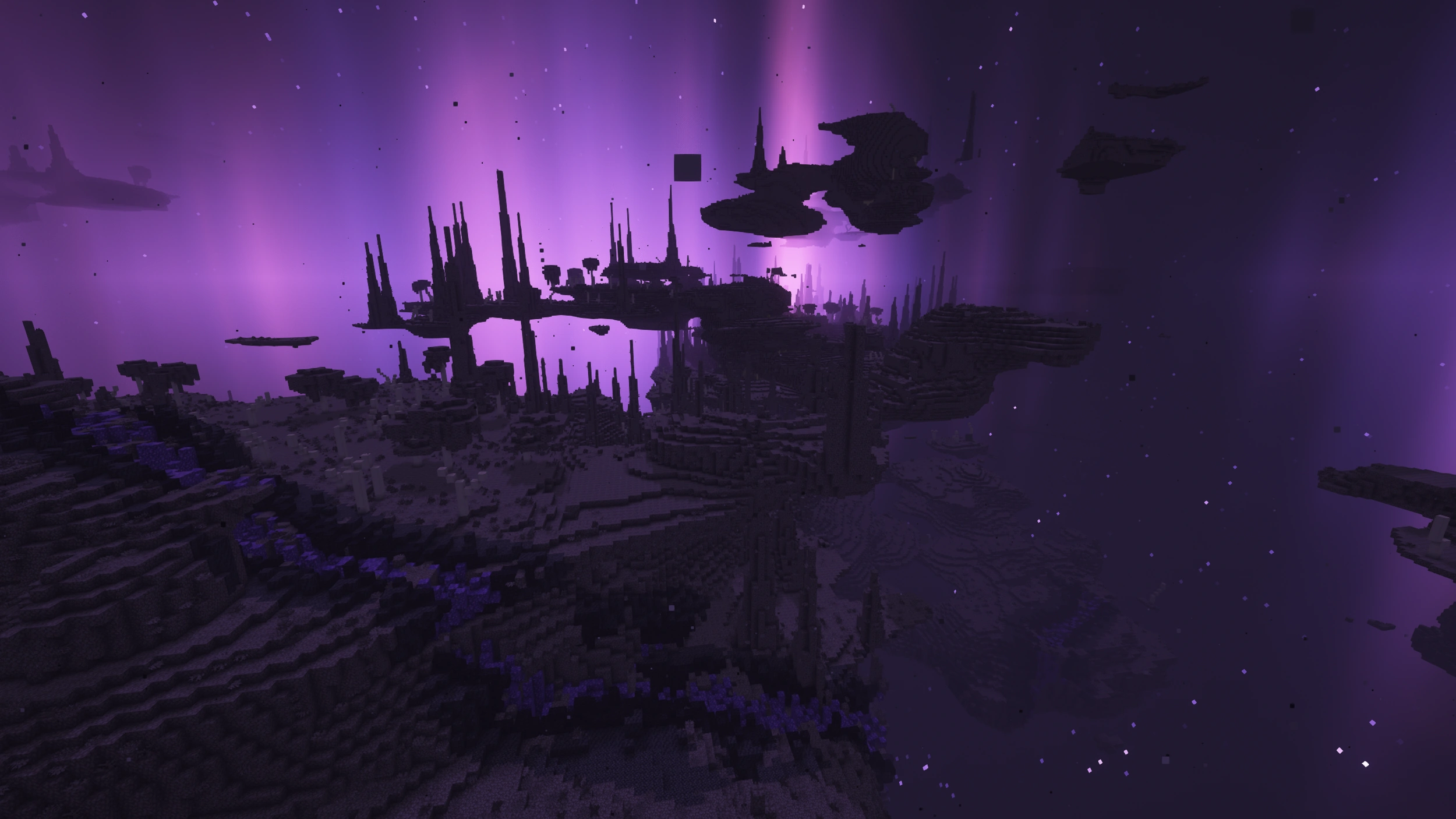 The End Background Minecraft