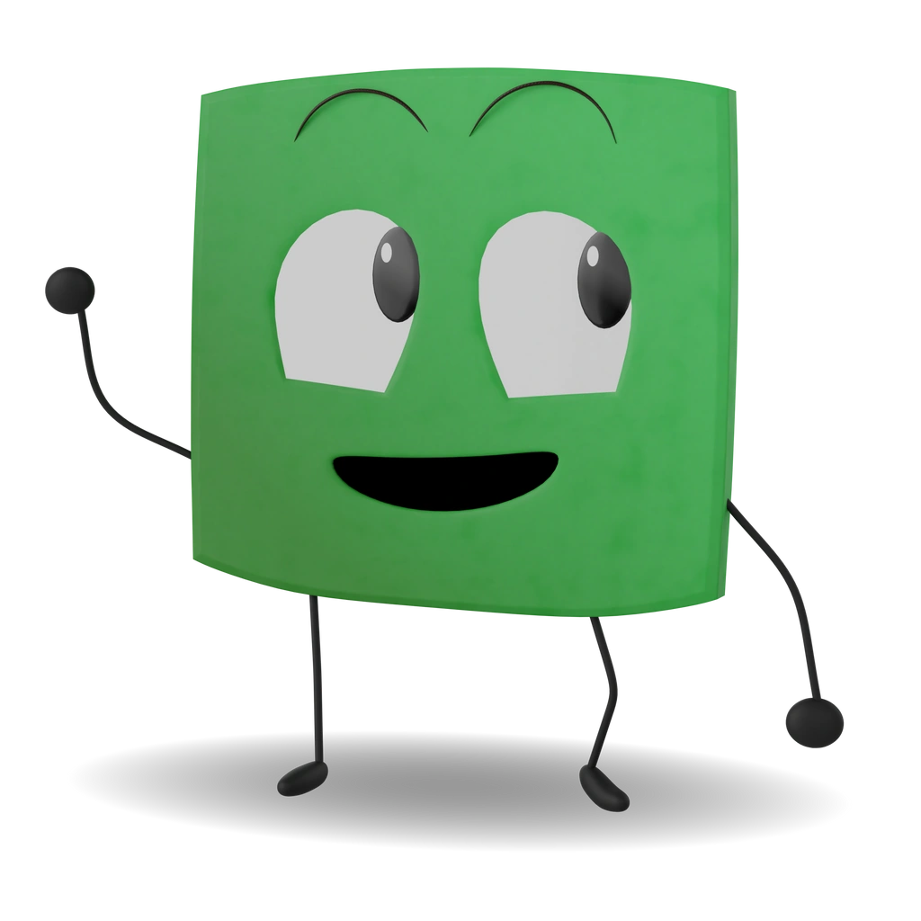 Cutietree's Green Square 3D/CGI | Shapes Wiki | Fandom