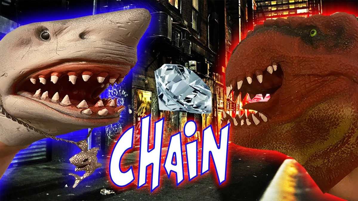 SHARK PUPPET GETS HIS CHAIN SNATCHED!!!!! | Shark Puppet Wiki | Fandom
