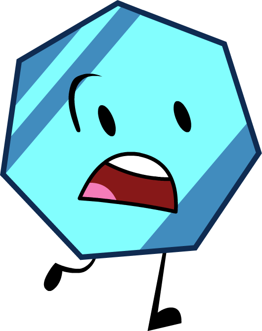 heptagon shape objects