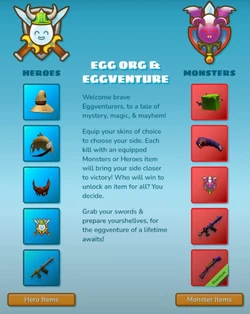 EGG ORG & Eggventure Event | Shell Shockers Wiki | Fandom