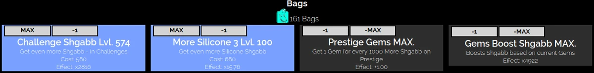 Bags | Shgabb Clicker Wiki | Fandom